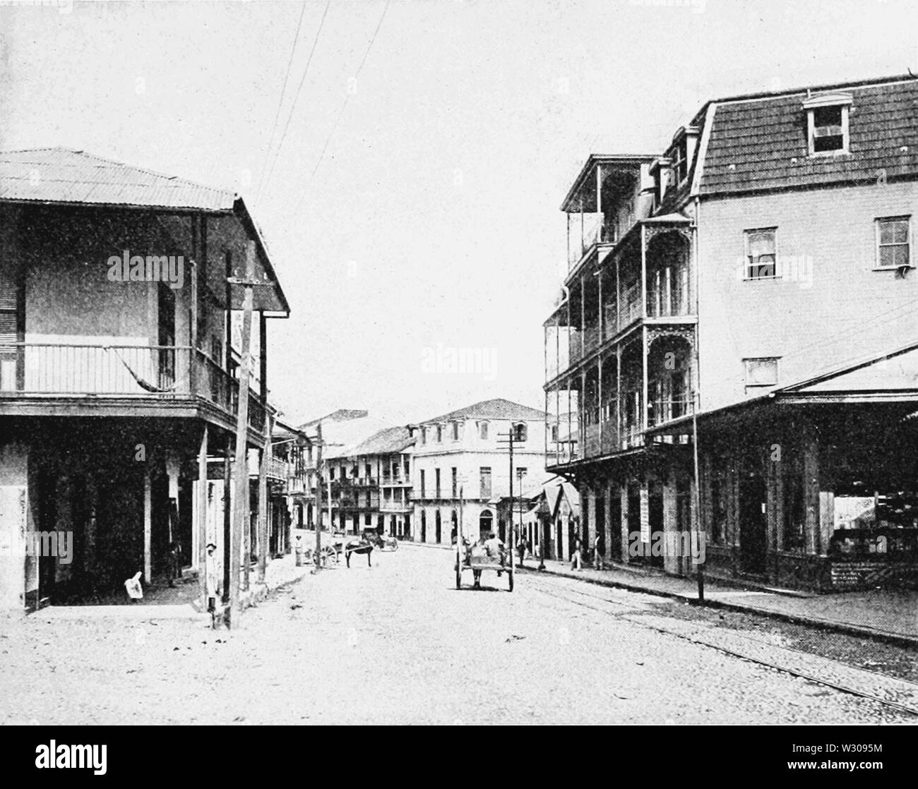 City street life Black and White Stock Photos & Images - Alamy