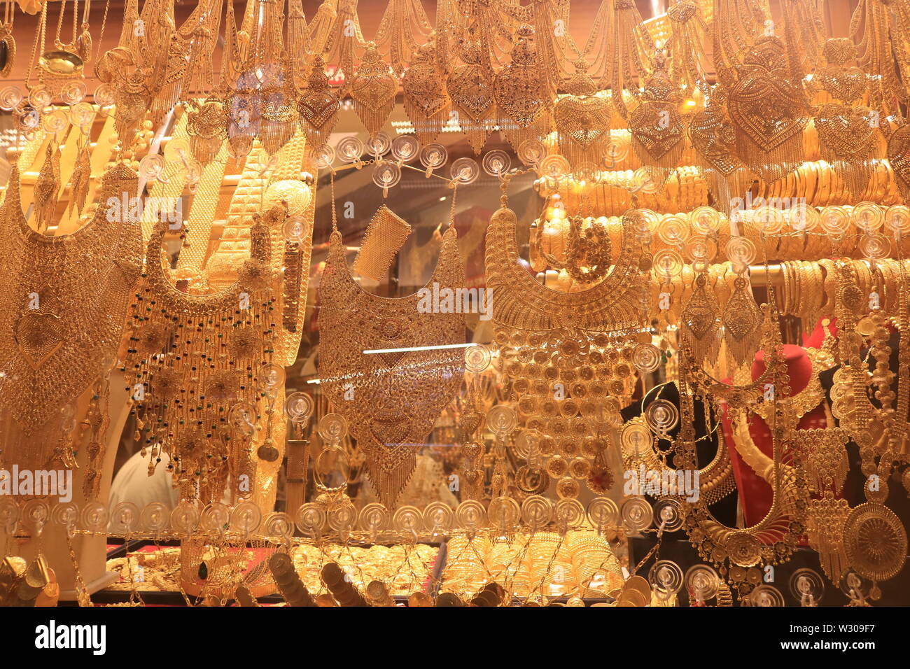 July 11, 2019 - Istanbul, Turkey - An interior view of a shop selling ...
