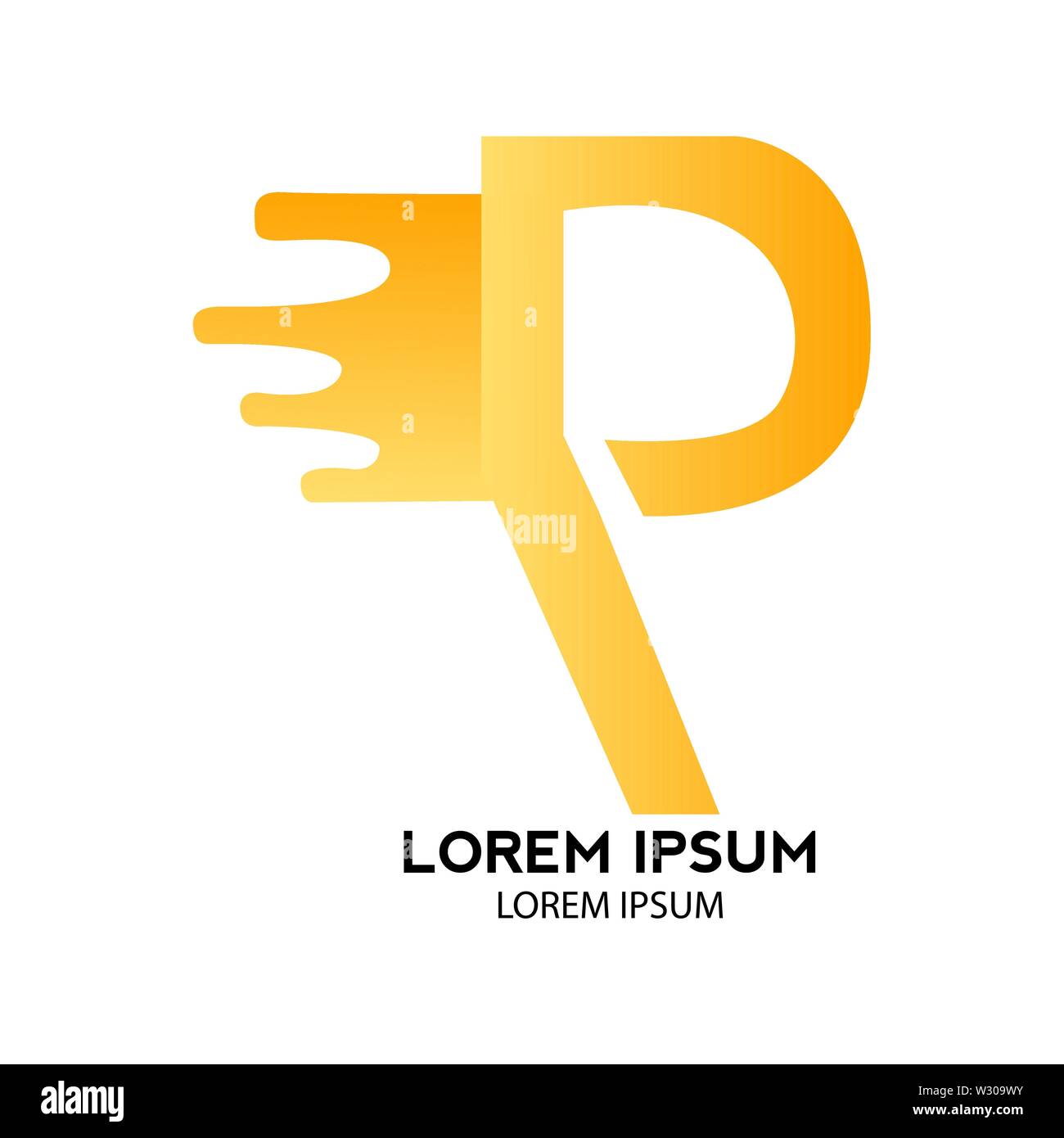 Isolated abstract business logo with text - Vector Stock Vector Image ...