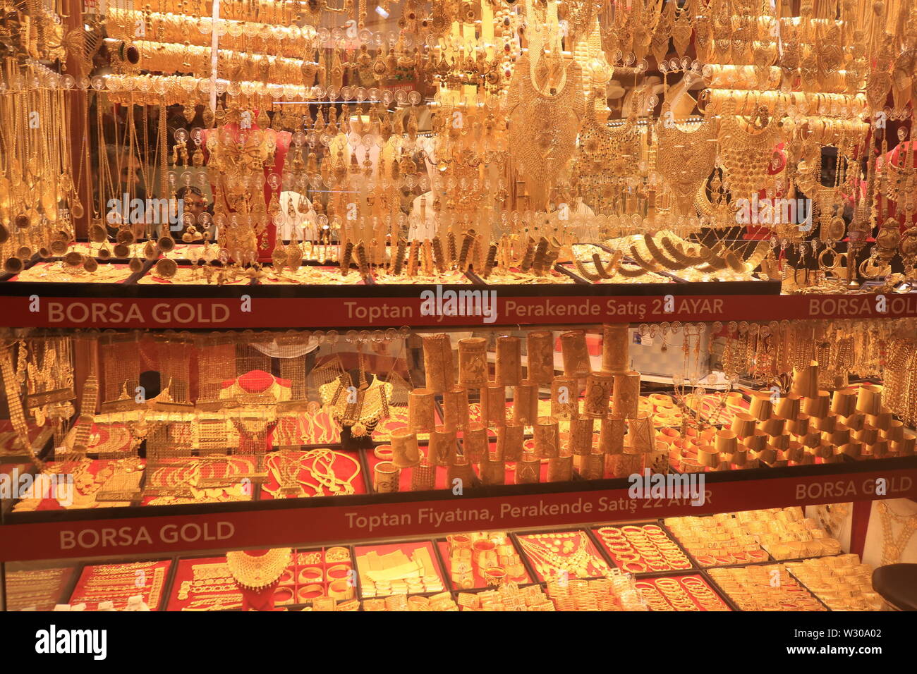 Istanbul, Turkey. 11th July, 2019. An interior view of a shop selling ...