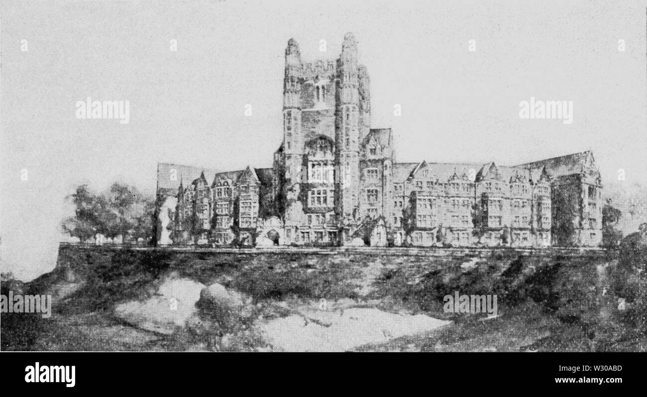 PSM V64 D097 St nicholas terrace facade main building Stock Photo - Alamy