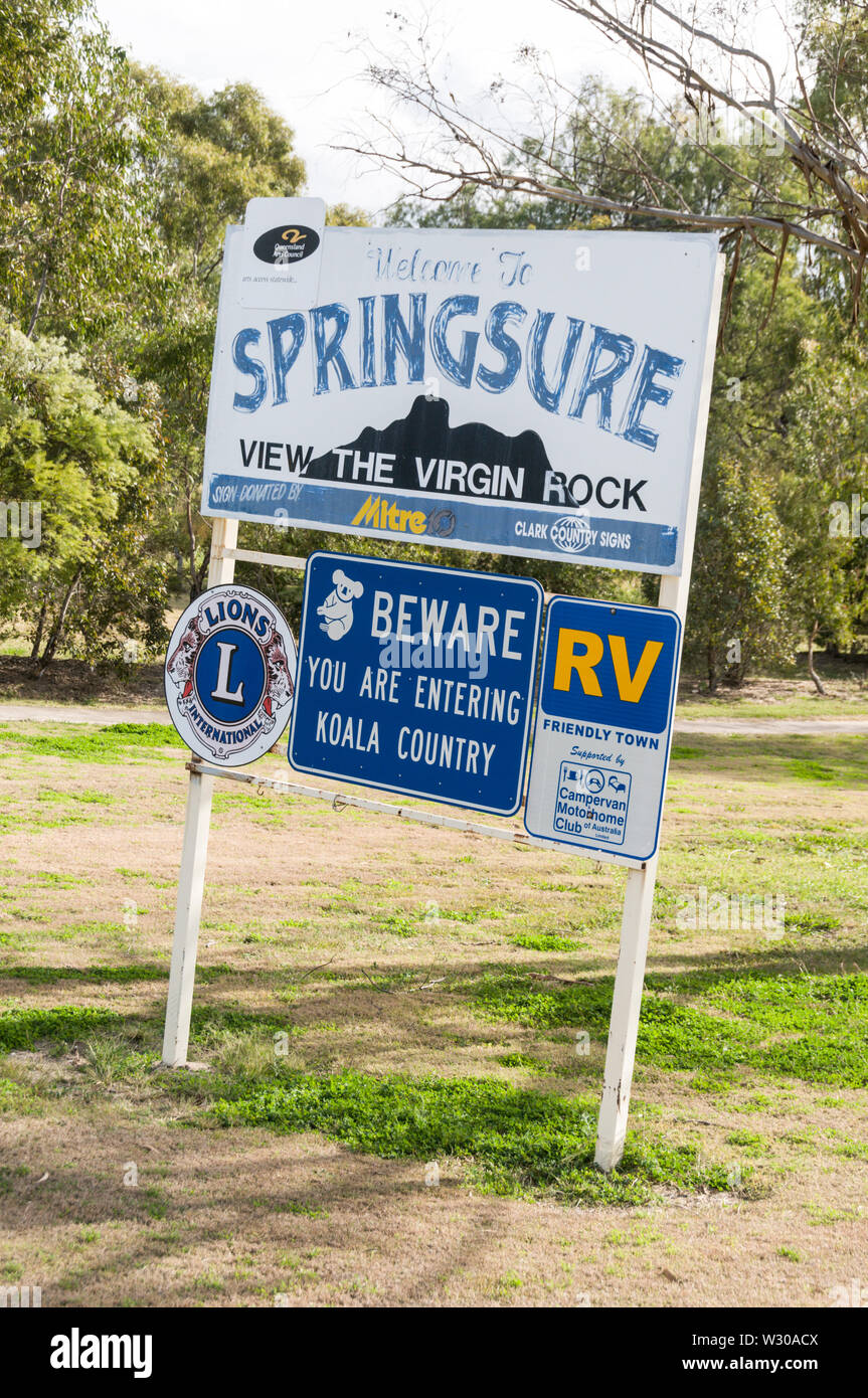 Koalas warning sign hi-res stock photography and images - Alamy