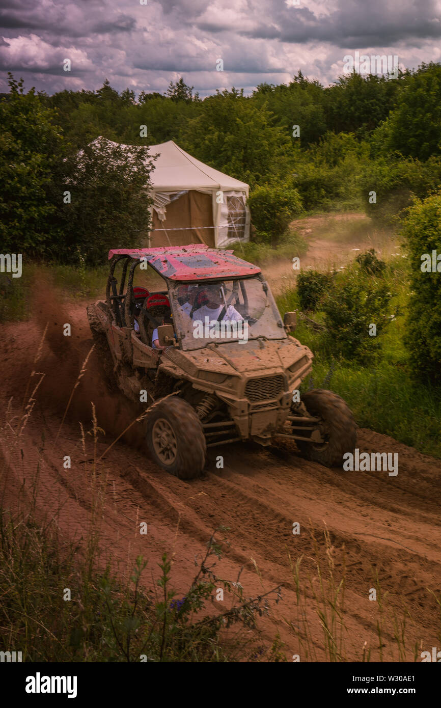 Adventure and 4WD Offroad fair in Bad Kissingen, Germany Stock Photo ...
