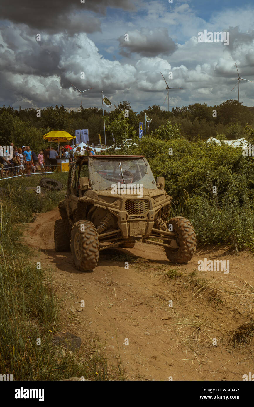 Adventure and 4WD Offroad fair in Bad Kissingen, Germany Stock Photo ...