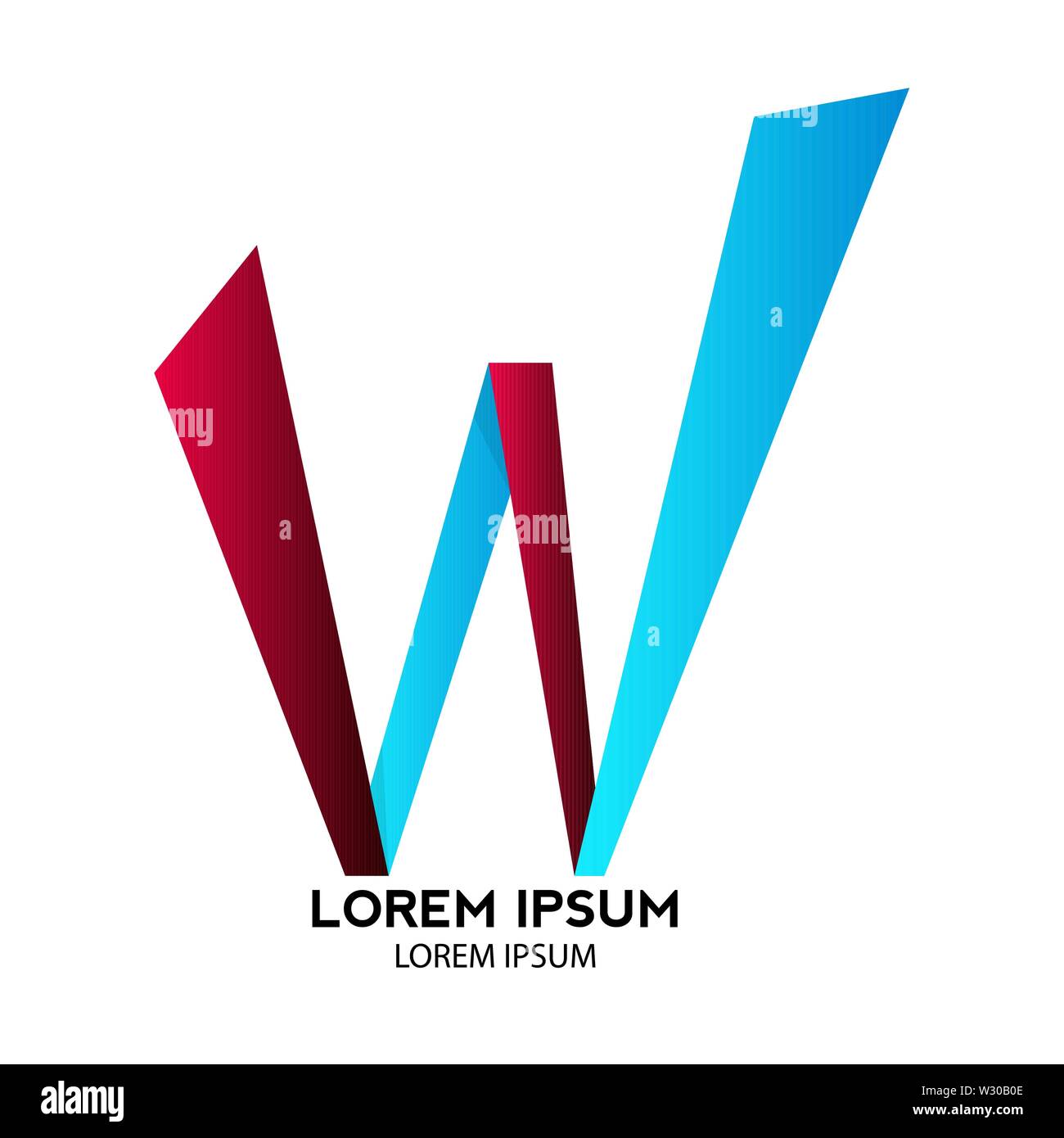 Isolated abstract business logo with text - Vector Stock Vector Image ...