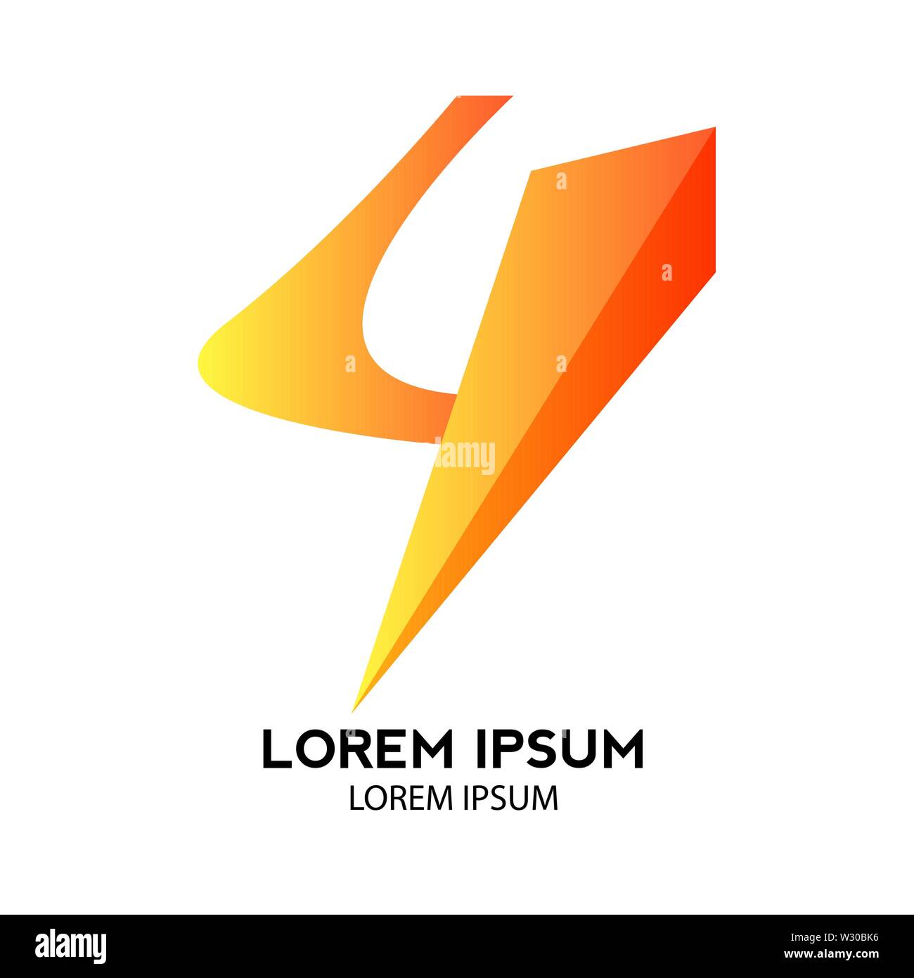 Isolated abstract business logo with text - Vector Stock Vector Image ...