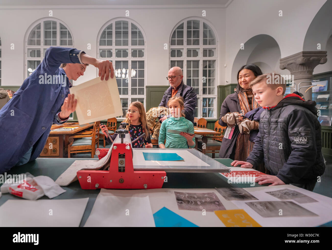 Print making workshop at the Culture House, Winter Lights Festival ...