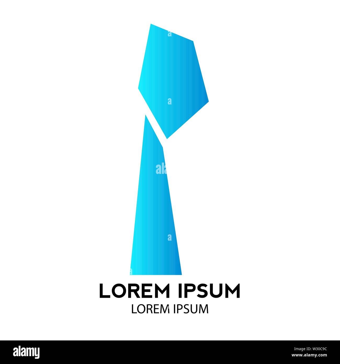 Isolated abstract business logo with text - Vector Stock Vector Image ...