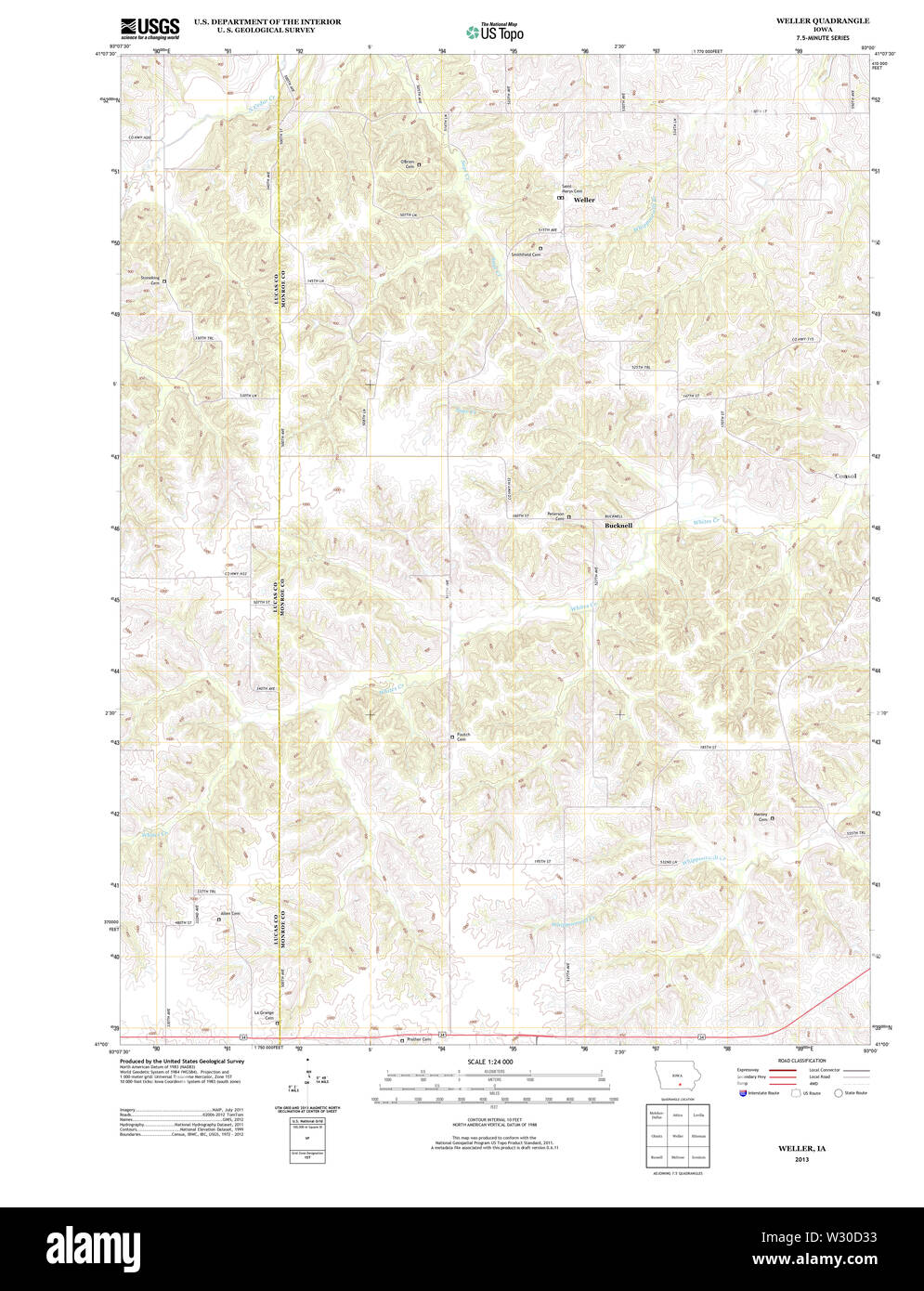 Weller map Cut Out Stock Images & Pictures - Alamy