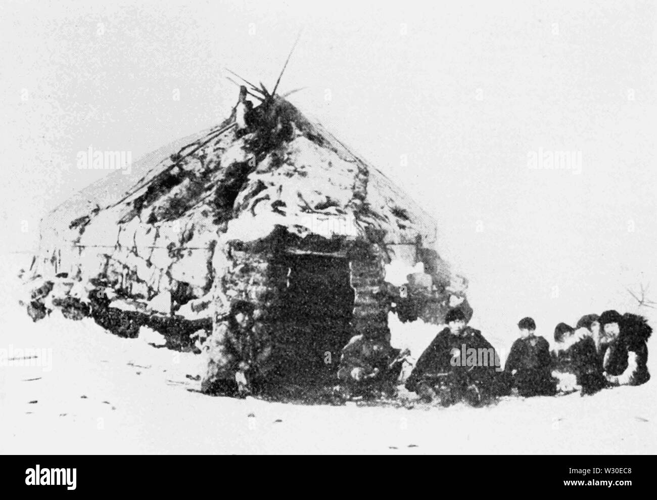Winter home life Black and White Stock Photos & Images - Alamy