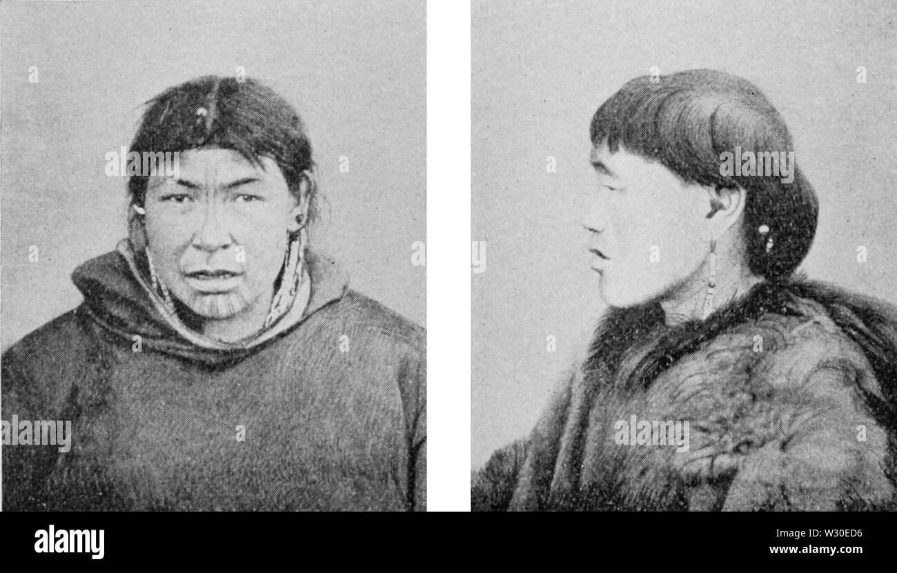 PSM V67 D100 Maritime and reindeer chukchee women Stock Photo - Alamy