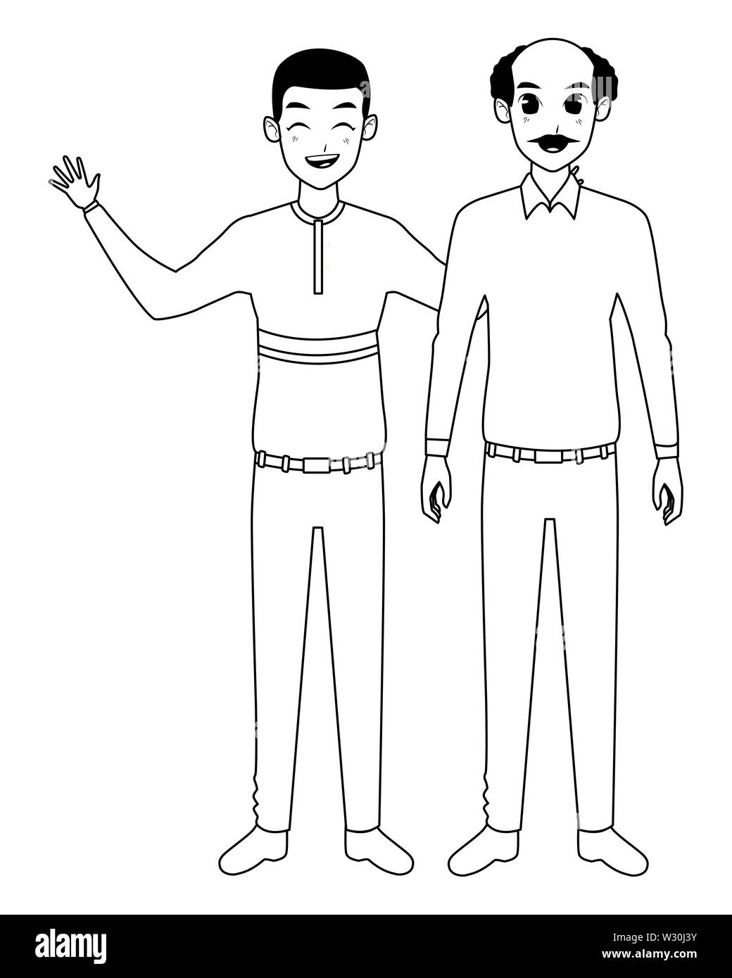 Father And Son Animated