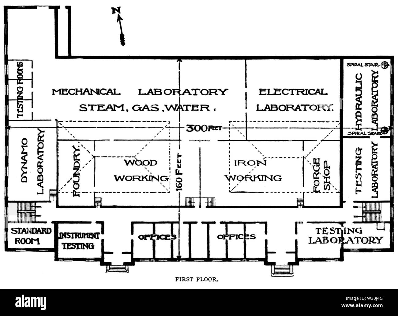 PSM V69 D573 University of pennsylvania engineering building ground ...