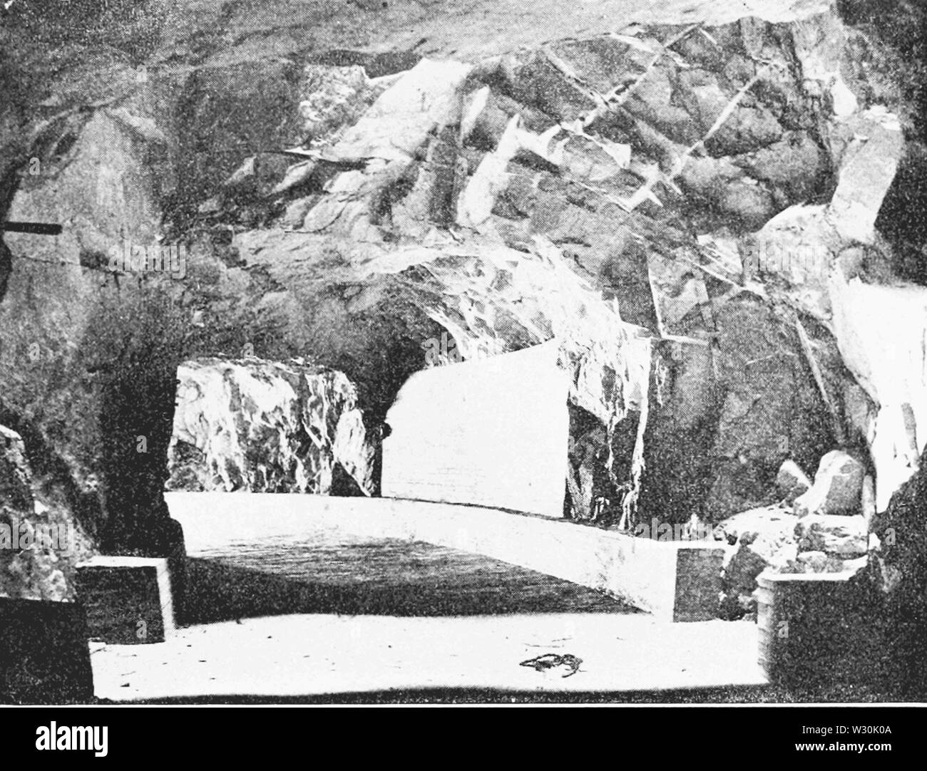 PSM V70 D377 Interior of pathfinder diversion tunnel Stock Photo - Alamy