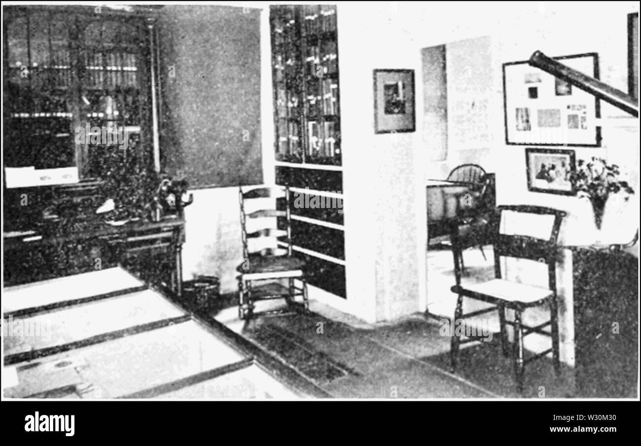 PSM V71 D577 Interior of the maria mitchell nantucket memorial Stock ...