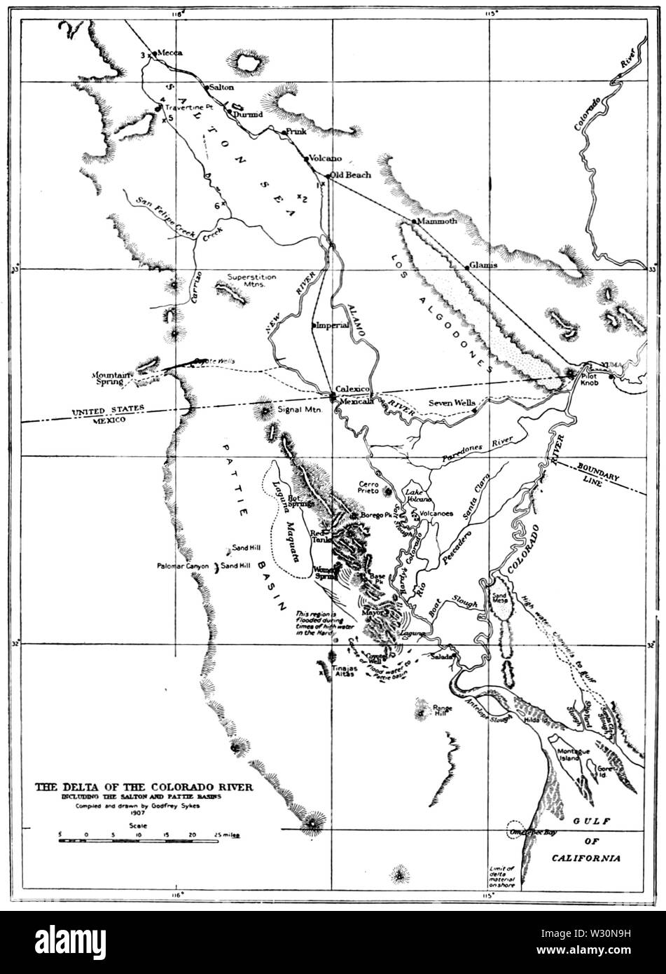 Colorado river delta Cut Out Stock Images & Pictures - Alamy