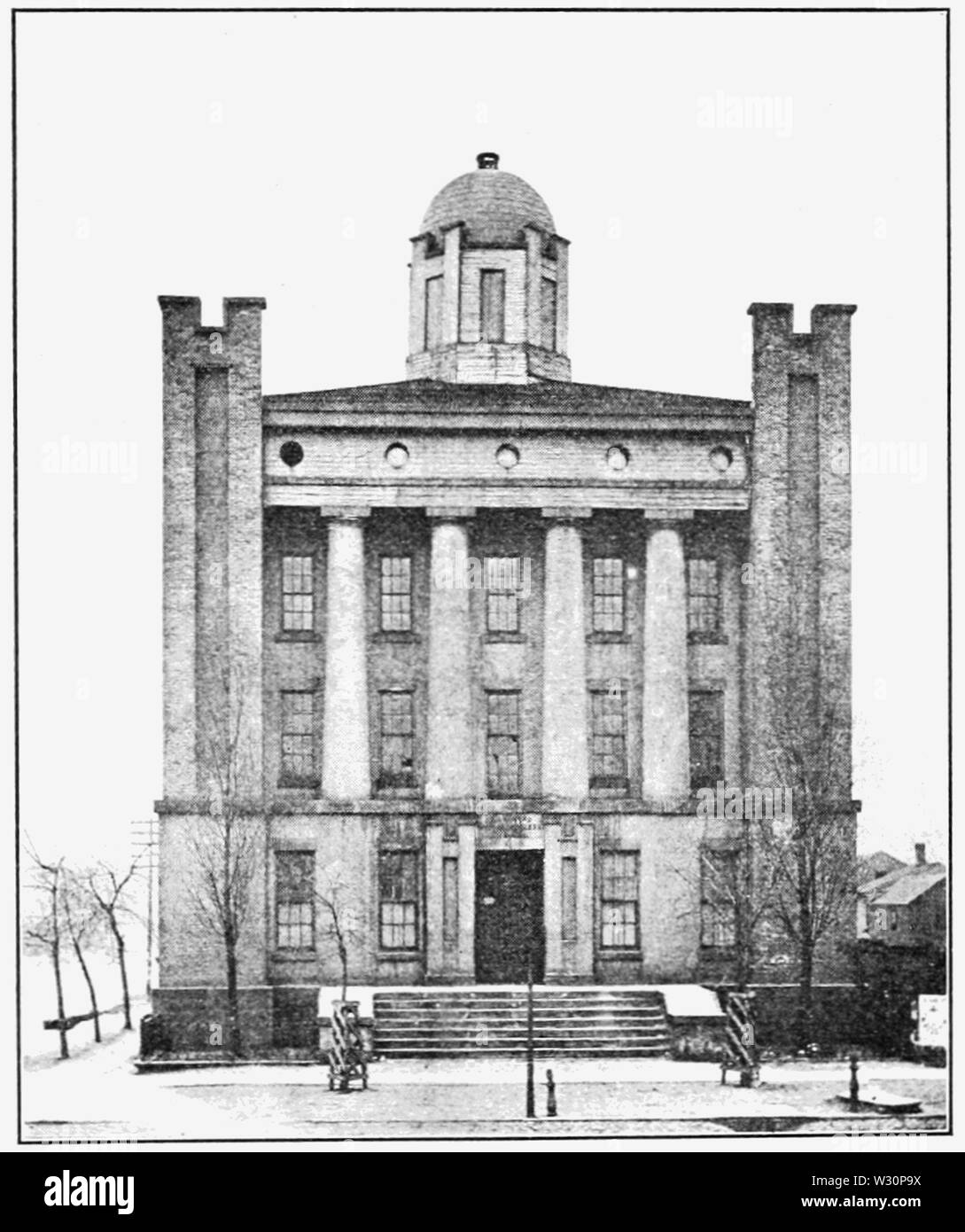 PSM V74 D104 Original building of the western reserve medical school ...