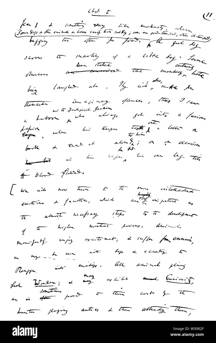 PSM V74 D412 Darwin letter to lyell Stock Photo - Alamy