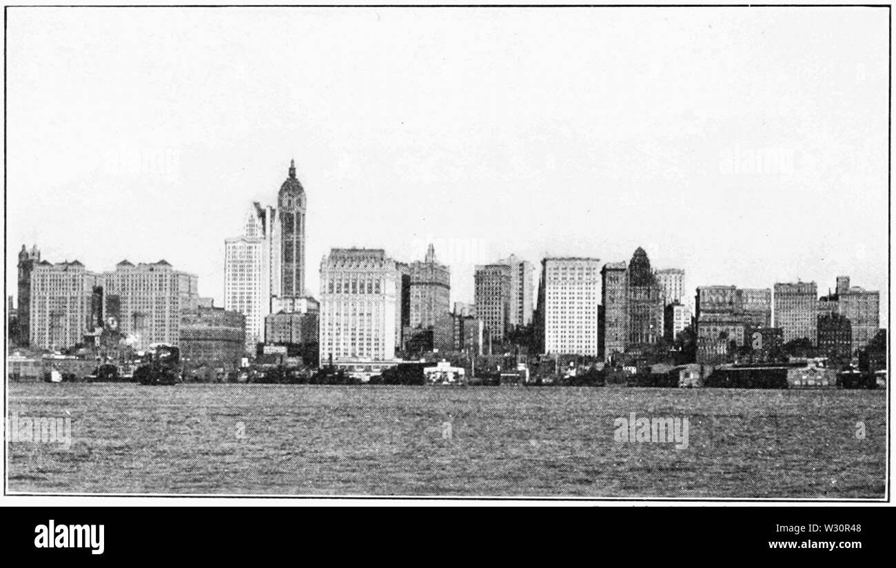 PSM V74 D274 New york city skyline 1909 Stock Photo - Alamy