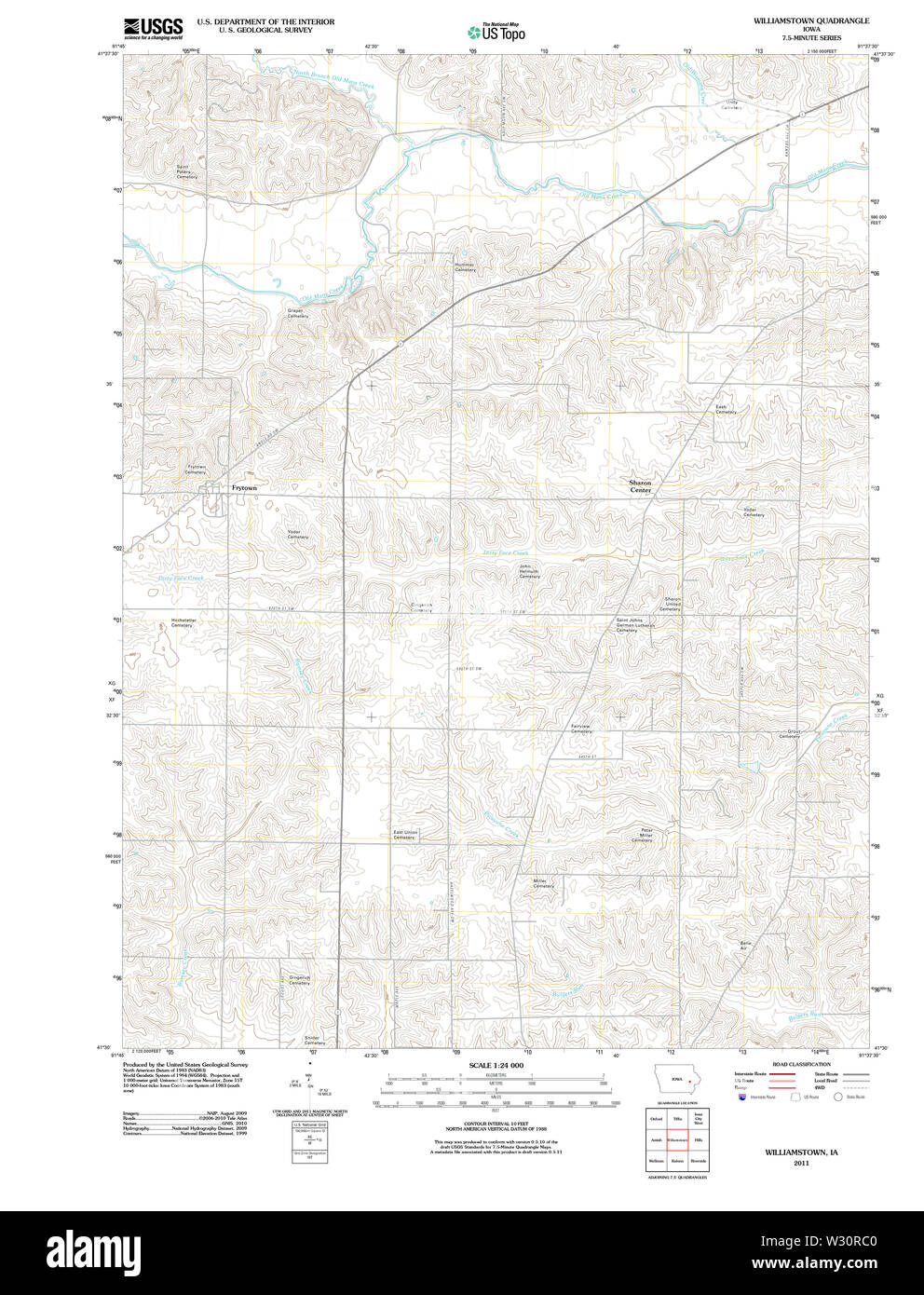 Map of williamstown Cut Out Stock Images & Pictures - Alamy