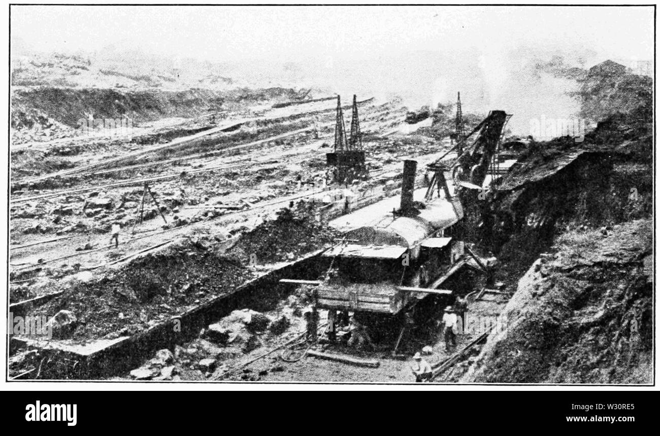 PSM V74 D428 View in culebra cut near empire looking south Stock Photo ...