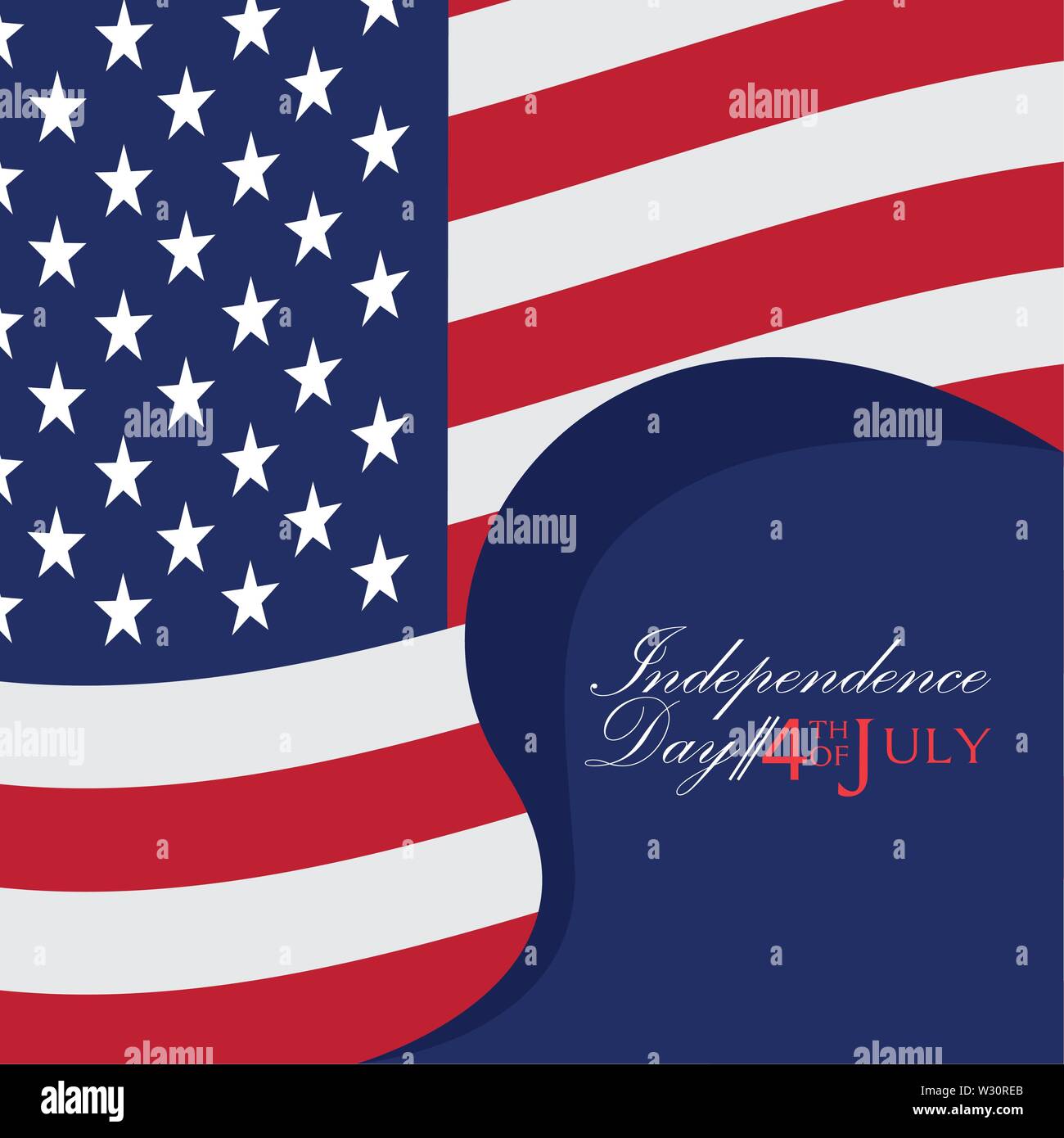 USA Independence day graphic design - Vector illustration Stock Vector ...