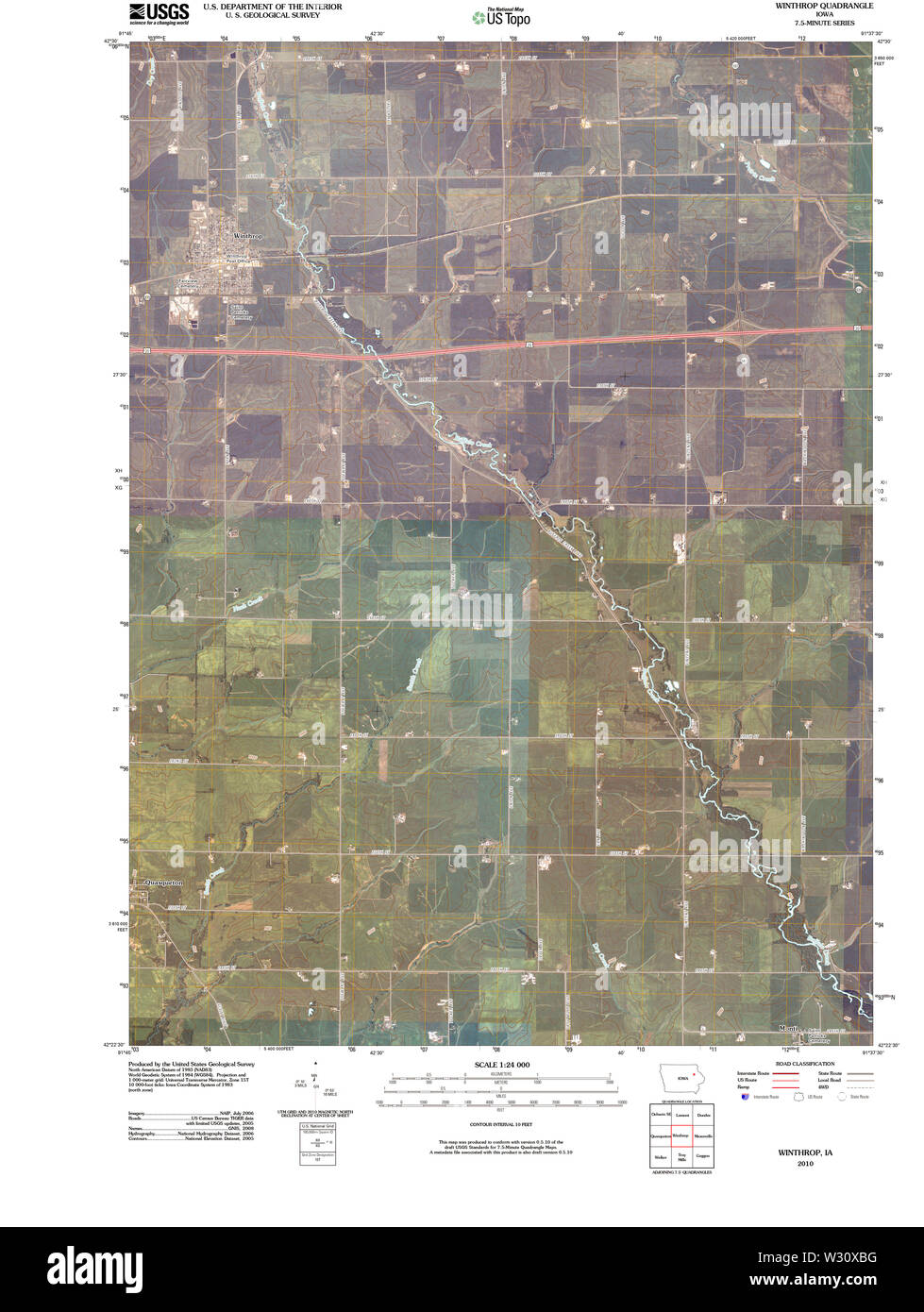 Map of winthrop Cut Out Stock Images & Pictures - Alamy