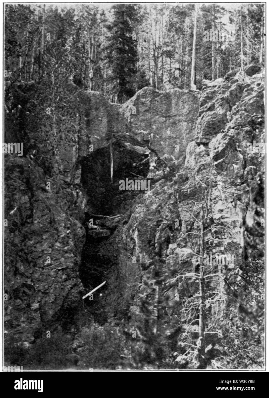 Lava bridge Black and White Stock Photos & Images - Alamy