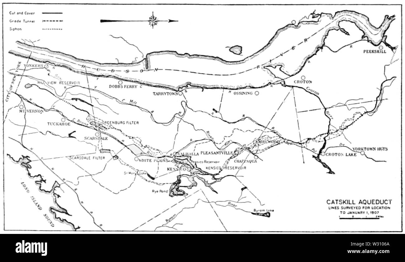 Map of catskill Cut Out Stock Images & Pictures - Alamy