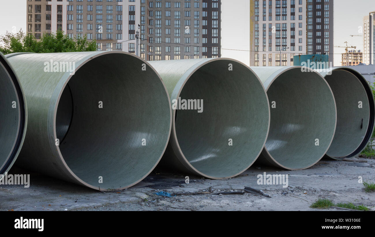 Polyethylene pipes for underground pipeline, construction of high-rise ...