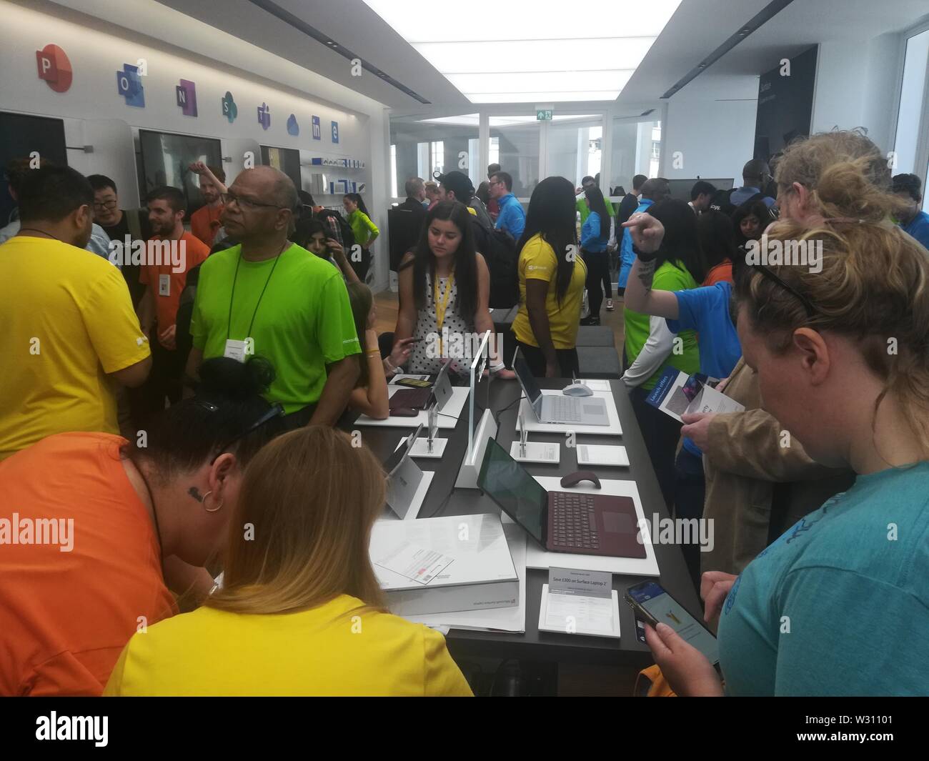 First European Microsoft store opens on Oxford circus in London, UK ...