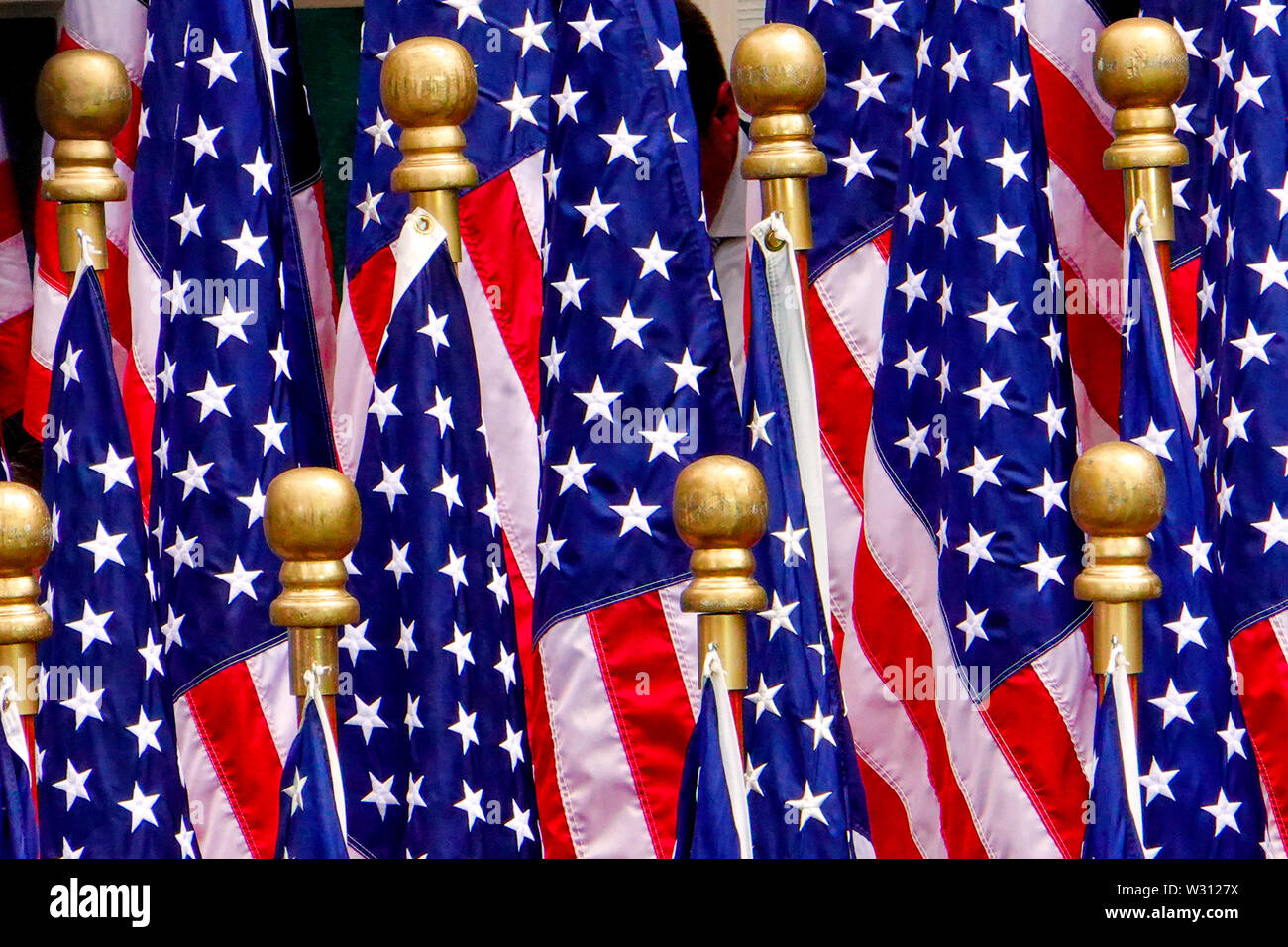 American flags stars stripes hi-res stock photography and images - Alamy