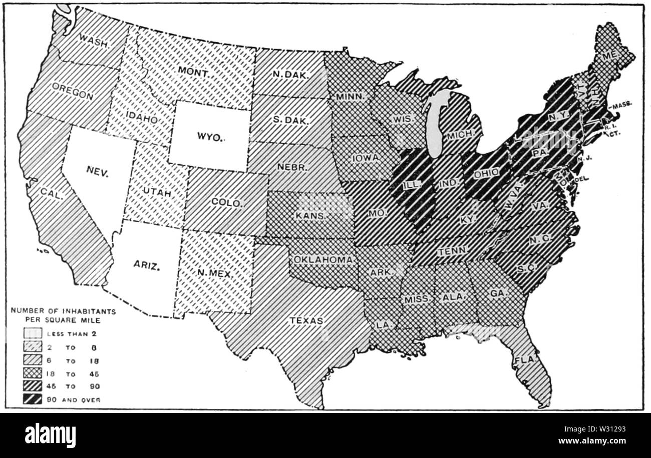 Population distribution hi-res stock photography and images - Alamy