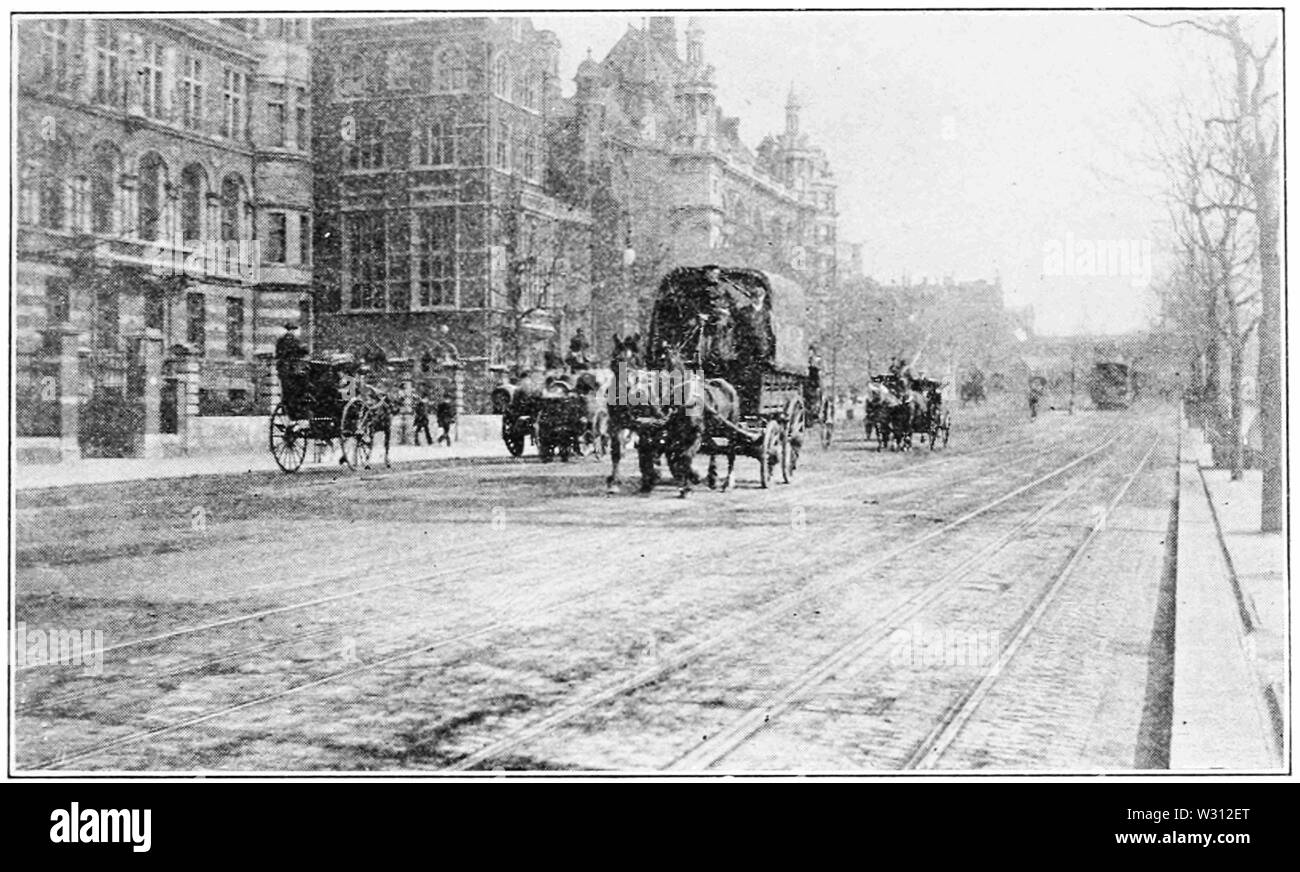 PSM V81 D187 Victoria embankment in london paved with trinidad lake ...