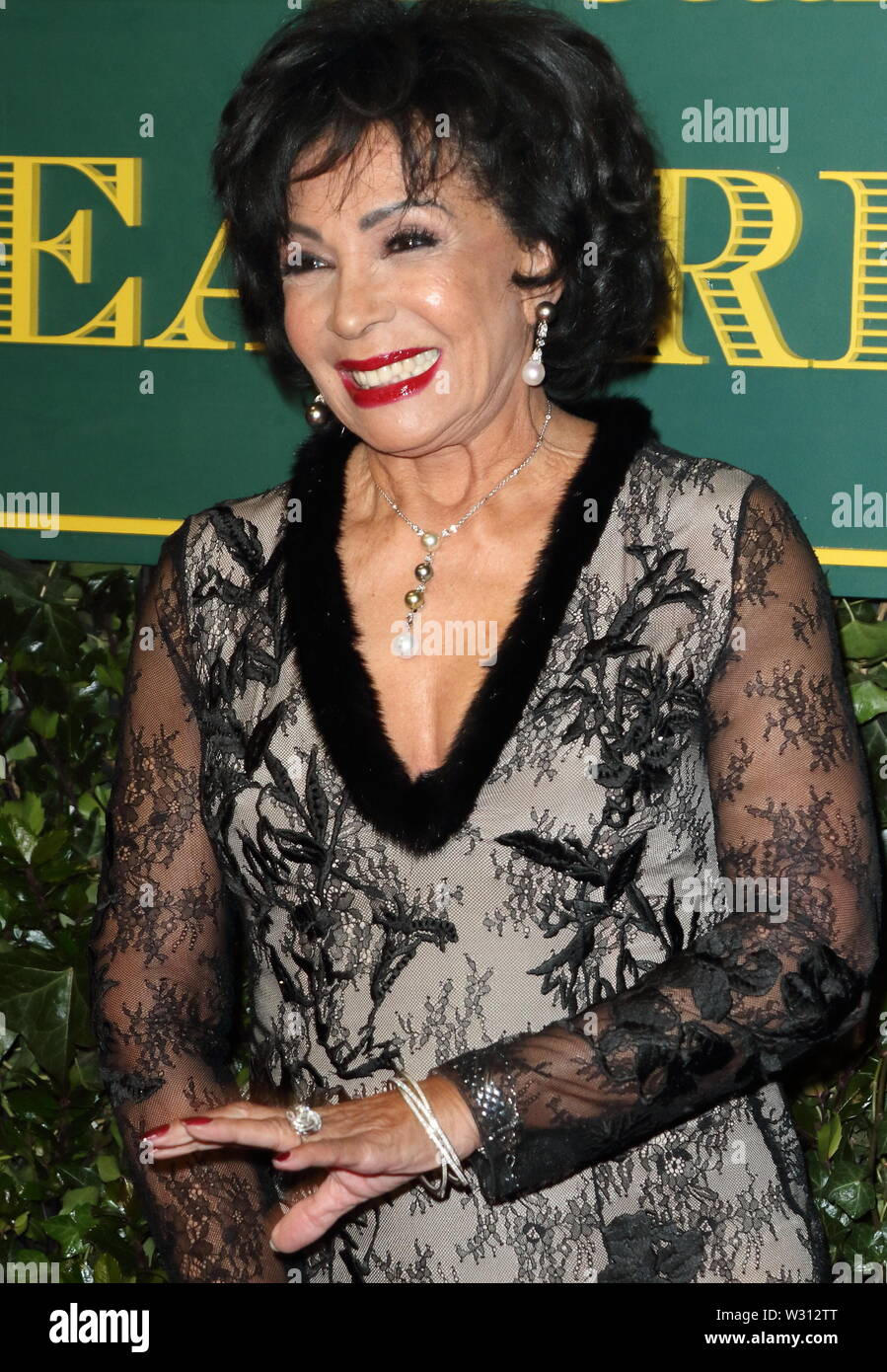 London, UK. Dame Shirley Bassey at London Evening Standard Theatre ...