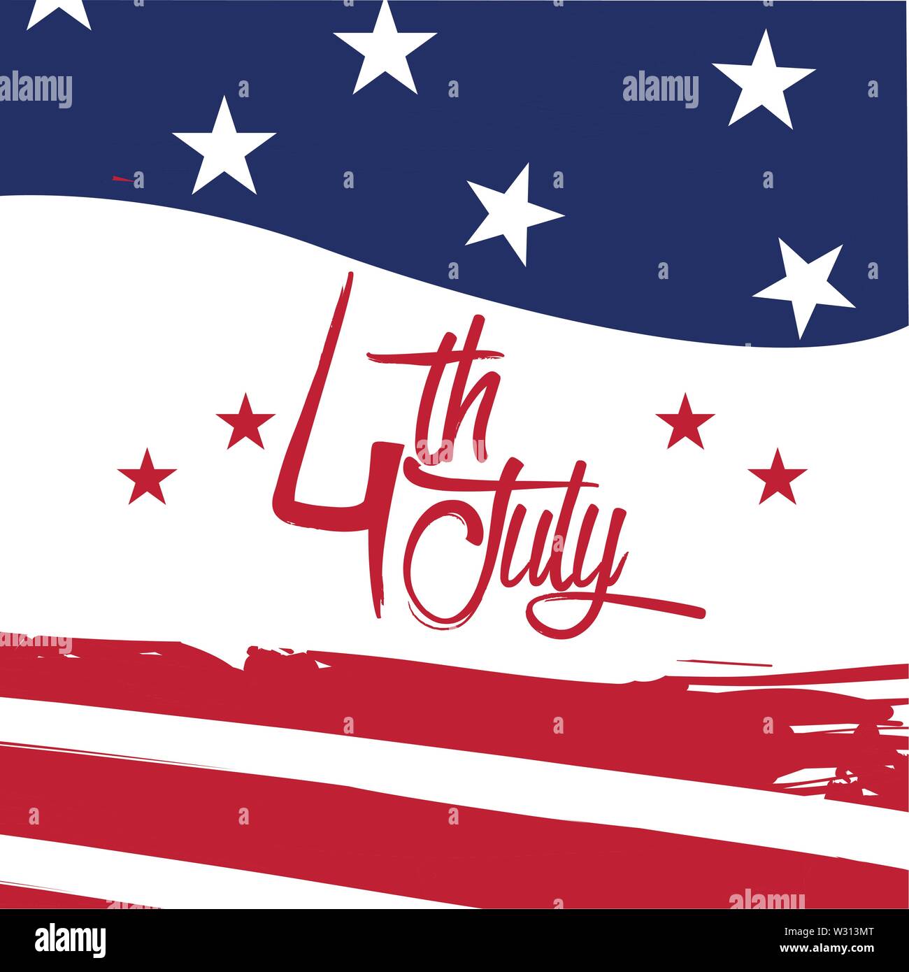 USA Independence day graphic design - Vector illustration Stock Vector ...