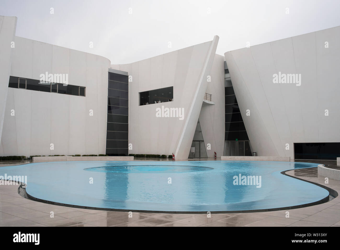 Courtyard of Museo Internacional del Barroco, Puebla, Mexico. Jun 2019 ...