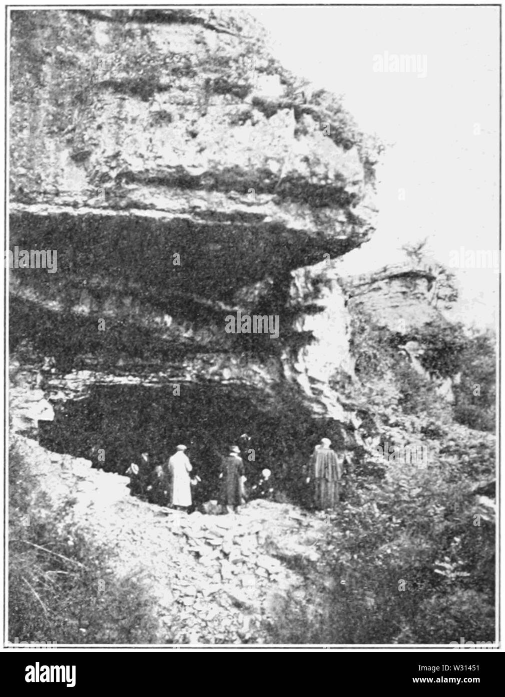 PSM V83 D010 Great cave of placard in charente Stock Photo - Alamy