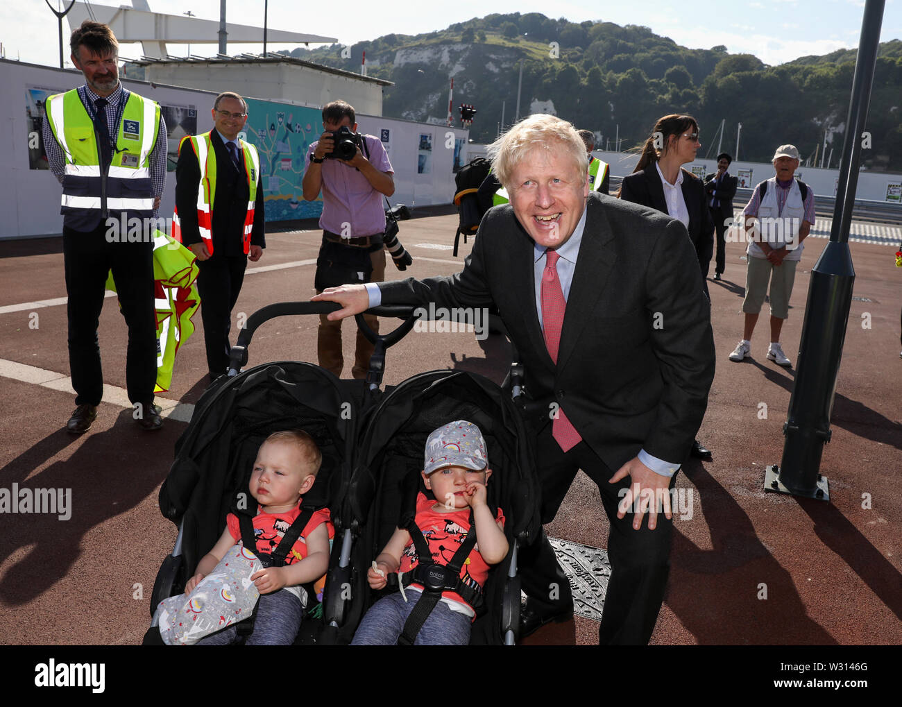 Conservative Party Leadership Candidate Boris Johnson Meets Children Conservative Party Leadership Candidate Boris Johnson Meets Children