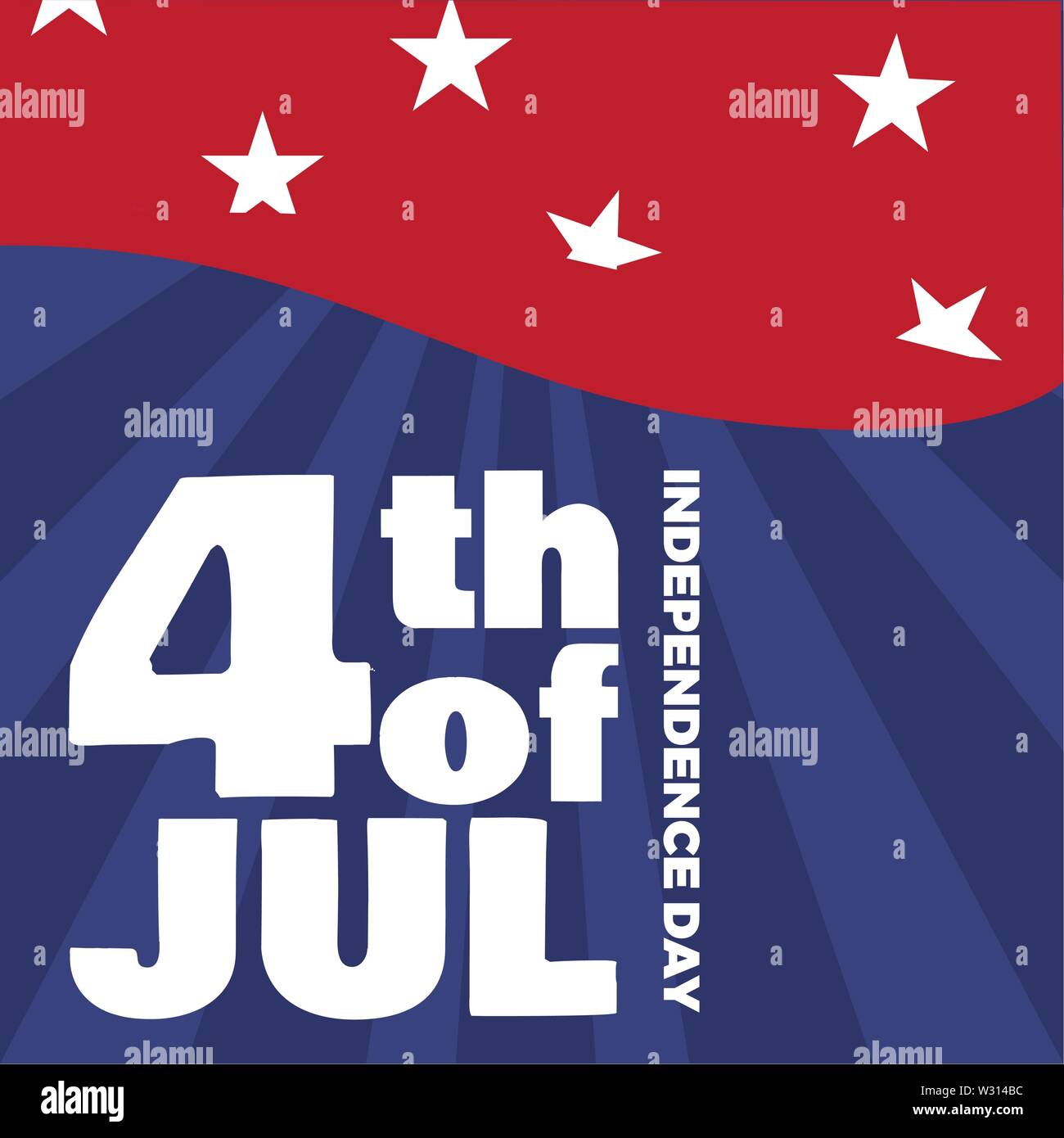 USA Independence day graphic design - Vector illustration Stock Vector ...