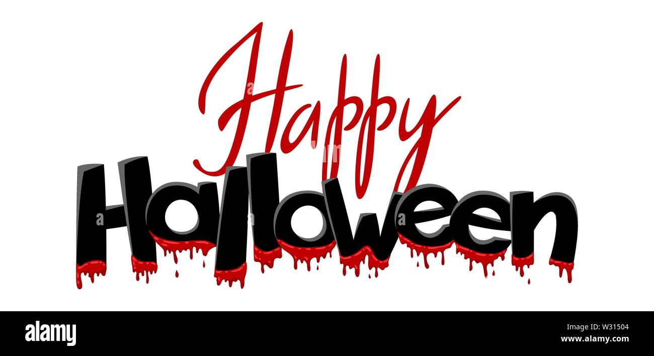 Halloween party label template Cut Out Stock Images & Pictures - Alamy