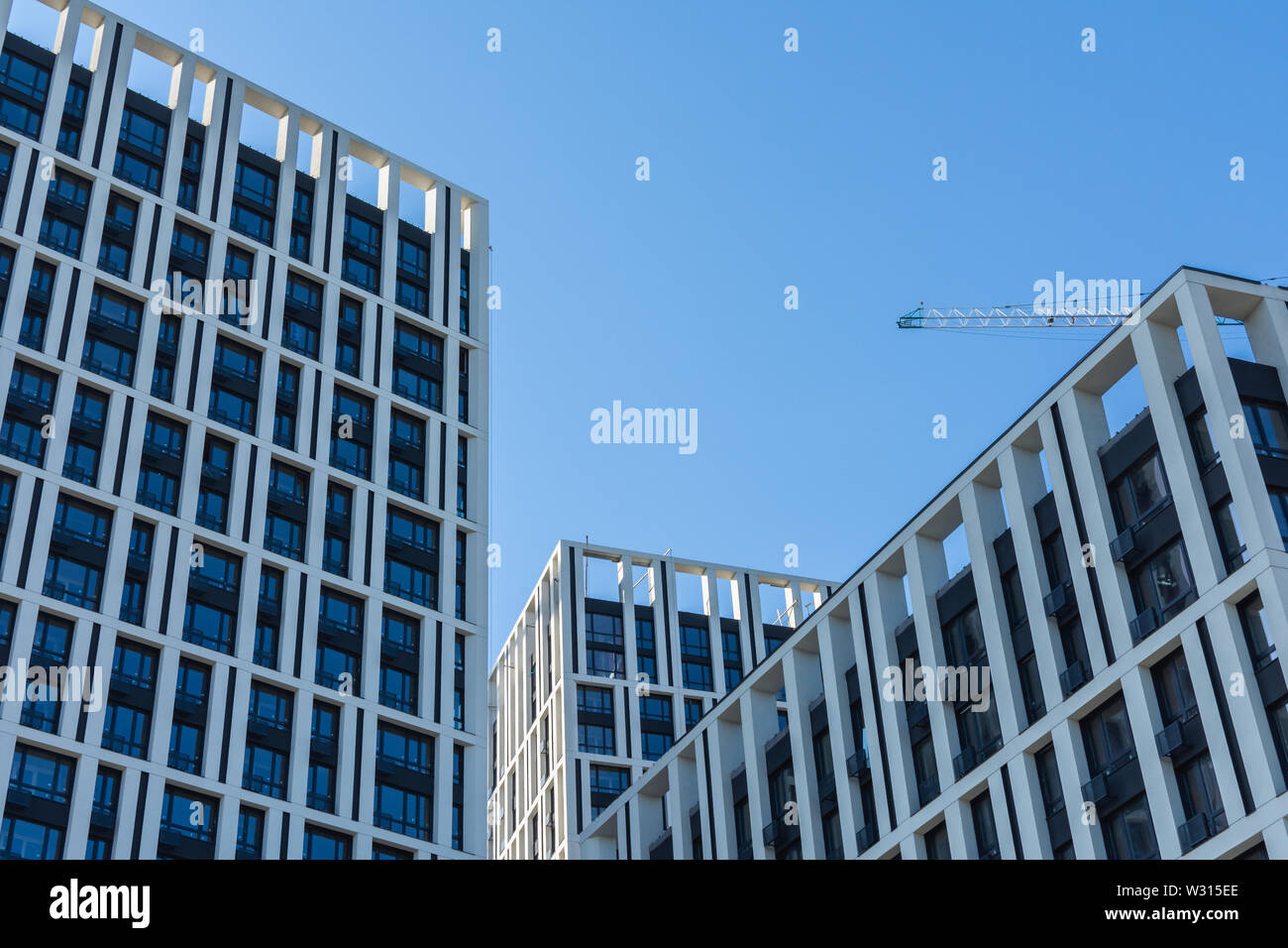 Construction of residential buildings, new multi-storey houses in Kiev ...