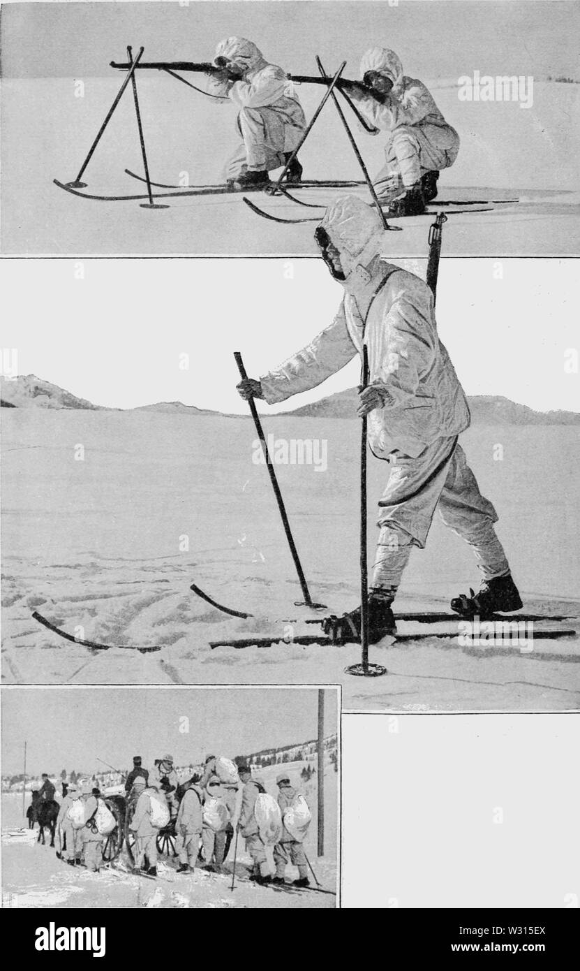 PSM V88 D078 Alpine troops of the austrian army in winter camouflage ...