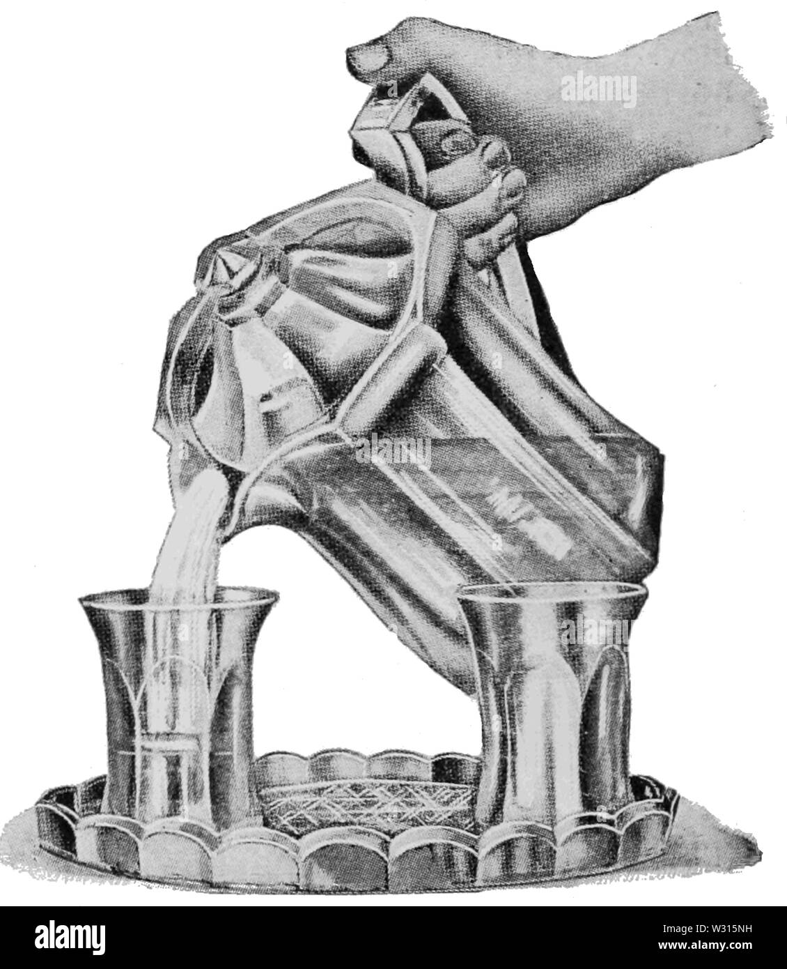 PSM V88 D136 Ice cannot fall out of this water pitcher Stock Photo - Alamy