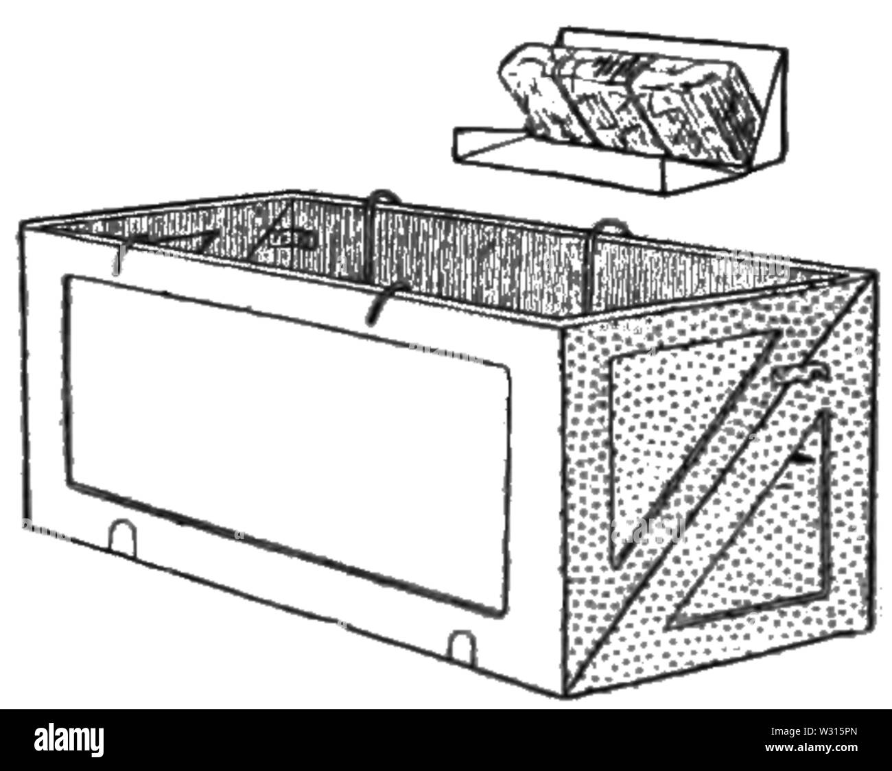 PSM V88 D150 Homemade paper baler Stock Photo - Alamy
