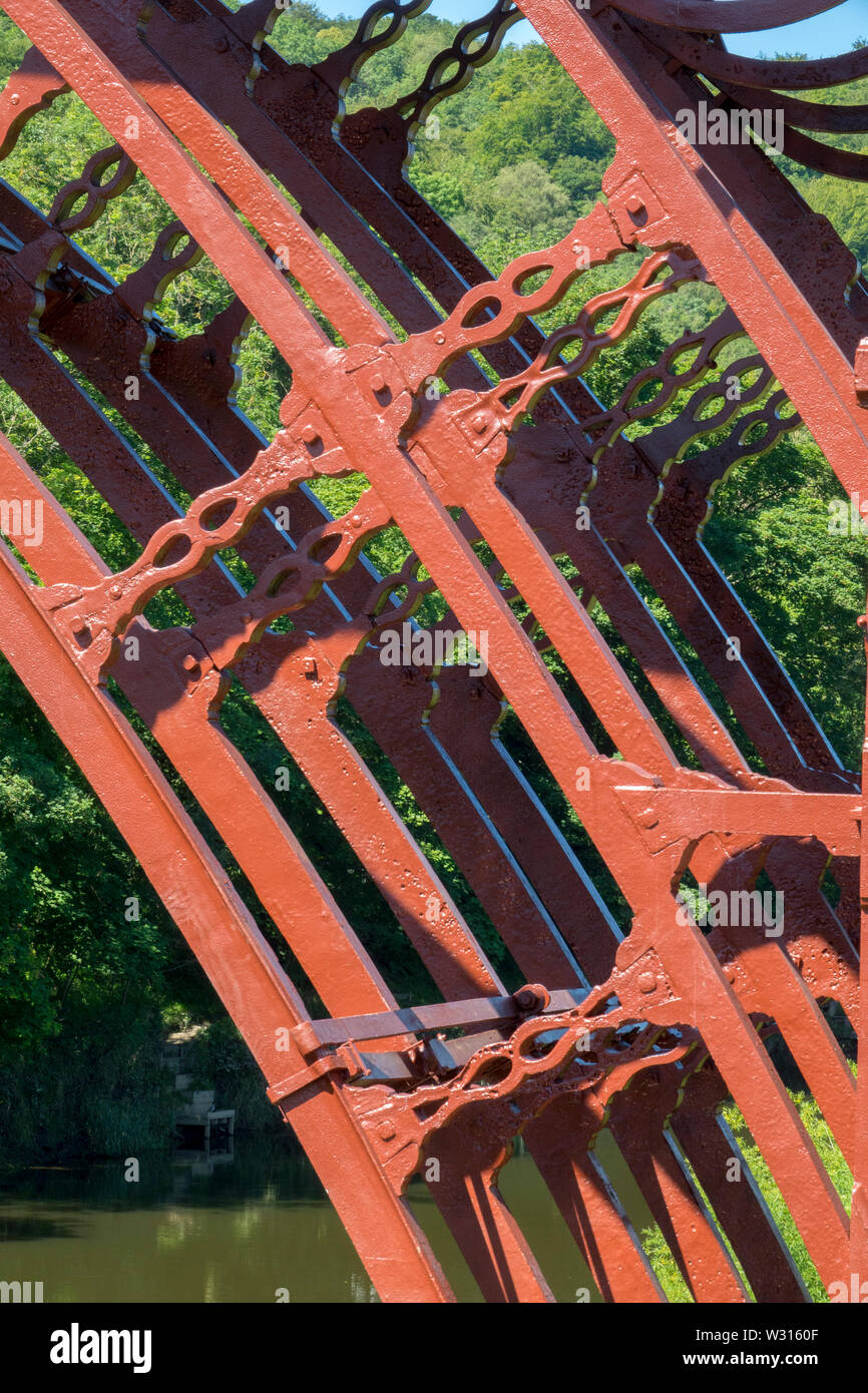 The Iron Bridge after renovation Stock Photo - Alamy