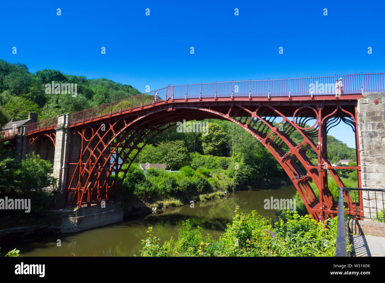 The Iron Bridge after renovation Stock Photo - Alamy