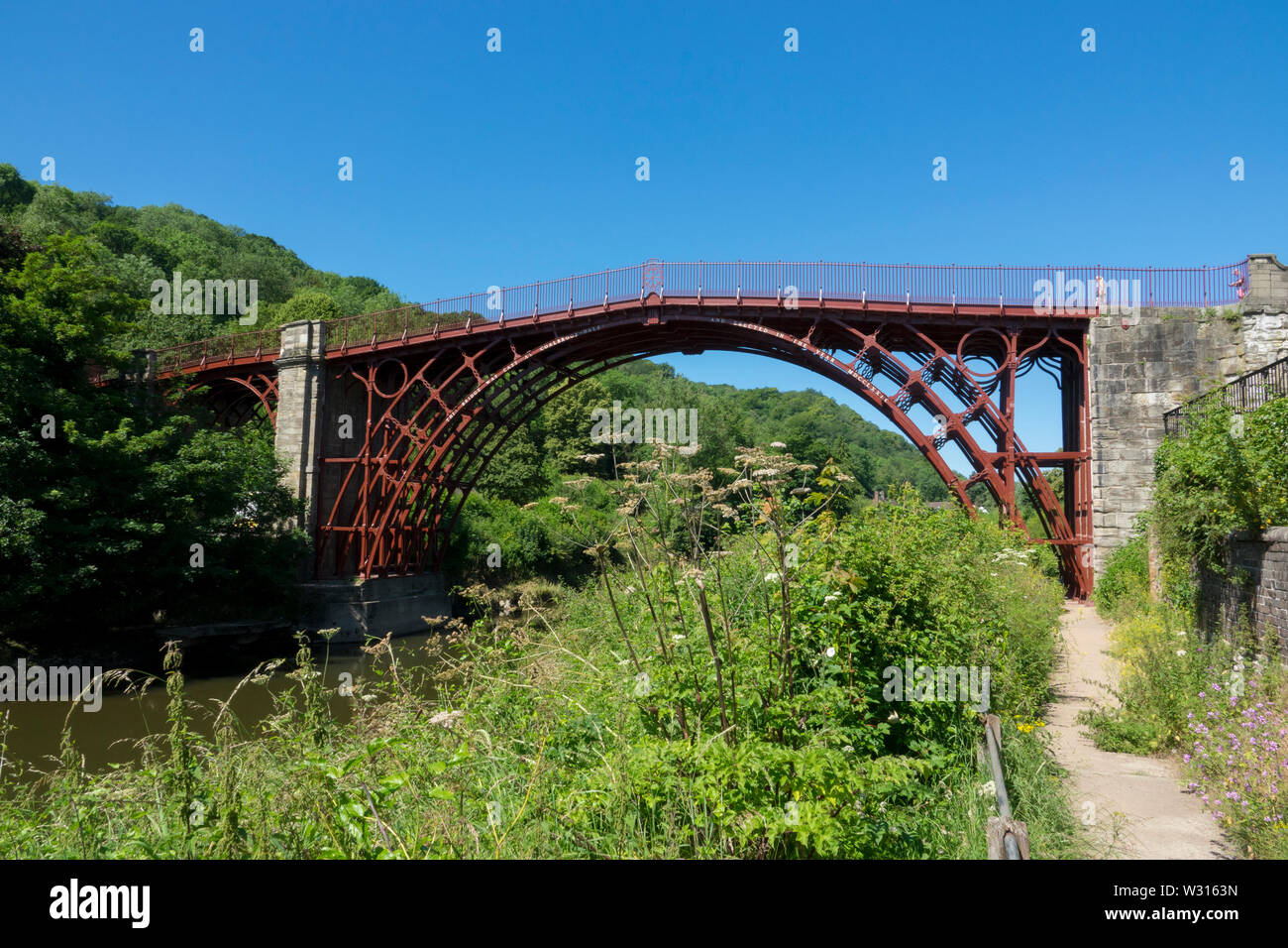 The Iron Bridge after renovation Stock Photo - Alamy