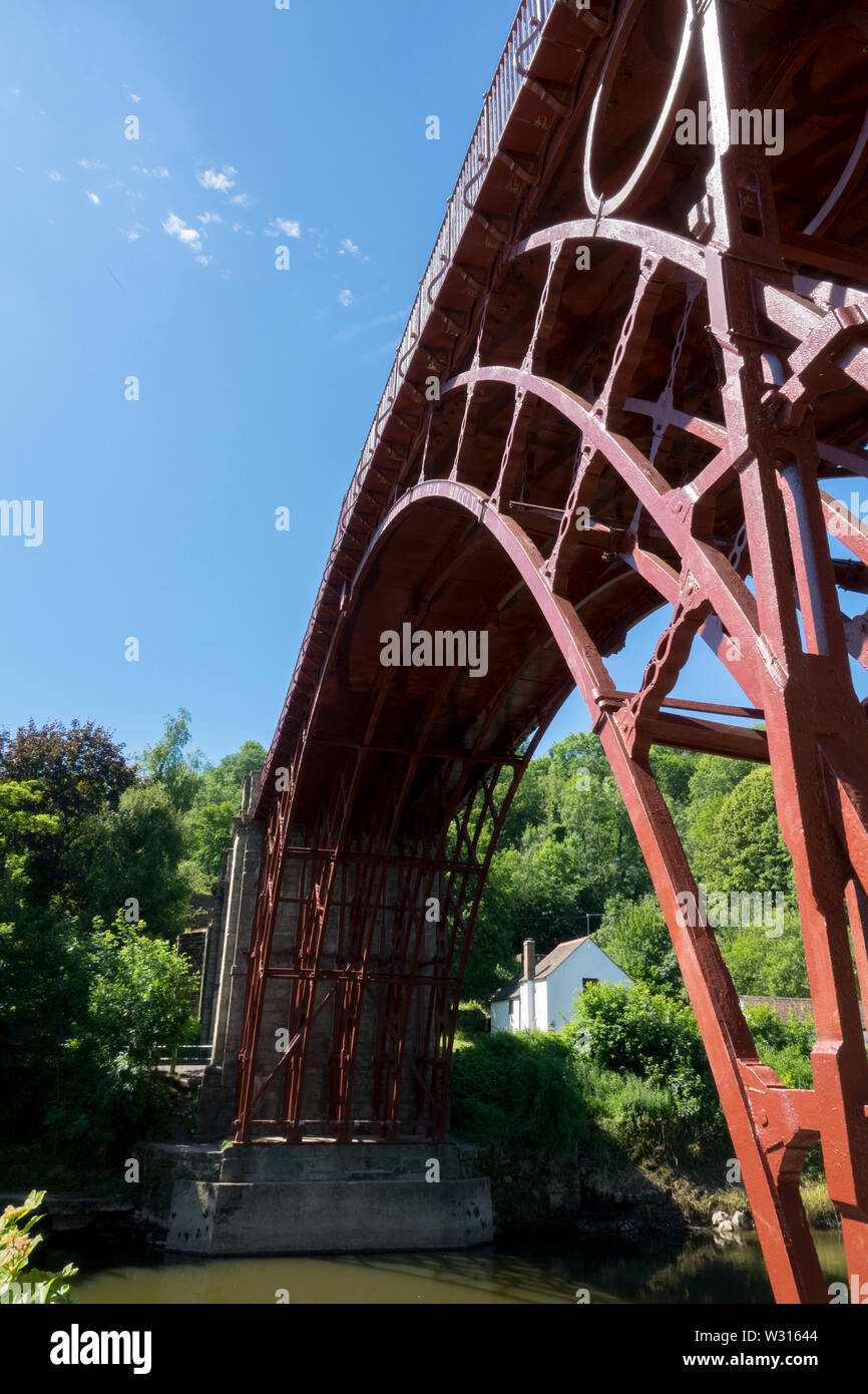 The Iron Bridge after renovation Stock Photo - Alamy