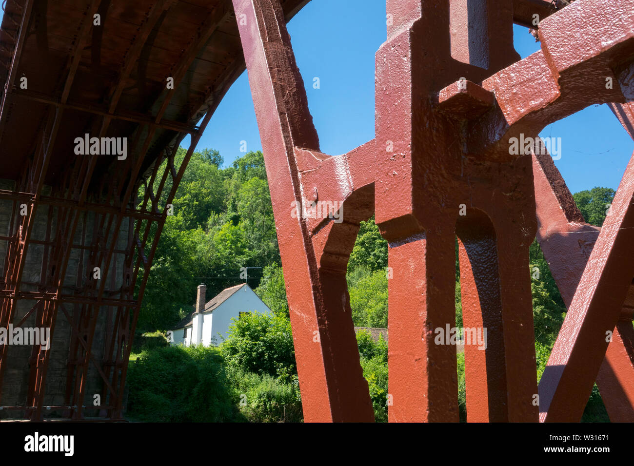 The Iron Bridge after renovation Stock Photo - Alamy